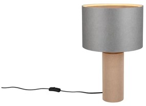 Šedo-béžová stolní lampa (výška 48 cm) Canio – Trio