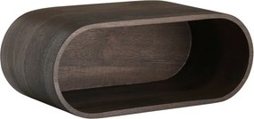 Hnědá police z MDF 60 cm Positano – Ellos Home