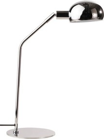 Ocelová stolní lampa s ohybatelnou konstrukcí v leskle stříbrné barvě (výška 59 cm) Lincon – Jotex