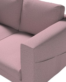Potah na pohovku IKEA Norsborg 2-místná barva růžová látka pletený vzor