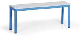 Šatní lavice, sedák - lamino, délka 1000 mm, modrá
