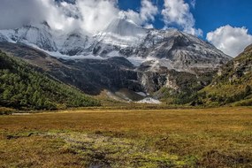Samolepící fototapeta majestátní horská krajina - 375x250 cm