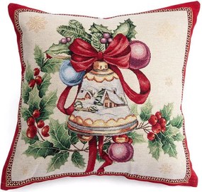 Gobelínový povlak na polštářek VÁNOČNÍ ZVON 45 x 45 cm