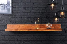 Designová nástěnná police Elegant 140 cm Sheesham