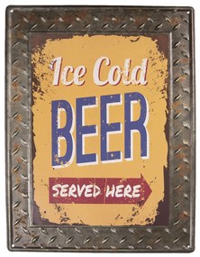 Plechová cedule Ice Cold Beer - 30*40 cm