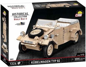 Cobi 2803 německý velitelský vůz kübelwagen pkw typ 82 1:12