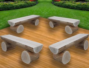 Krajča Dřevěné zahradní lavice DUBOS - smrk Povrchová úprava: Akát