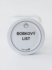 Samolepka na kořenky BOBKOVÝ LIST průhledná 5 cm tučné písmo