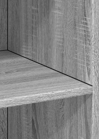 Skříň highboard šedá sonoma 70 x 41 x 185 cm kompozitní dřevo 3281692