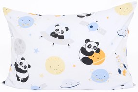 Bavlněný povlak na polštář Renforcé 50 × 70 cm – Vesmírná panda
