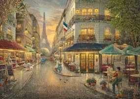 SCHMIDT Puzzle Pařížská kavárna / 1000 dílků / dřevěné / od 12 let