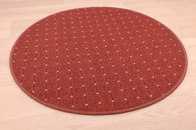Condor Carpets, AKCE: 300x300 (průměr) kruh cm Kusový koberec Udinese terra kruh, oranžová, chodba / předsíň
