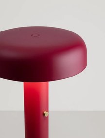 Vínová kovová LED stmívatelná stojací lampa (výška 142 cm) Noelia – Nova Luce