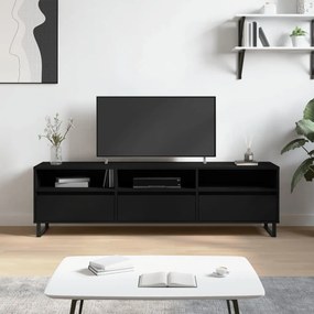 vidaXL TV skříňka 150 x 30 x 44,5 cm kompozitní dřevo [831302] Barva: Černá