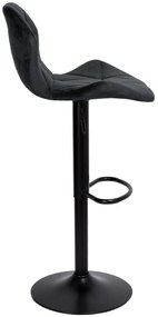 ViaDomo Via Domo - Barová židle Tiglio - černá - 46x106x35 cm