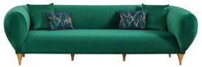 Hanah Home Třímístná pohovka MEBLON zelená 867UNQ1554