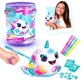 EP Line Airbrush Squish Pals Paint Can set plyšák k vybarvení 3 druhy ofg266