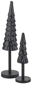 X-MAS Dekorační jedle kovová 25 cm - černá