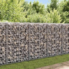 Gabionový koš s víky z pozinkovaného drátu 100 x 30 x 30 cm 141038