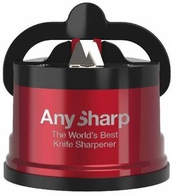 AnySharp Pro brousek metalicky červený