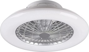 REALITY Svítidlo s ventilátorem STRALSUND titan 2700-6500K pr. 49 x 16,5 cm