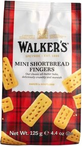 Skotské máslové sušenky v sáčku - Walkers Mini Shortbread Fingers 125g (24 ks)