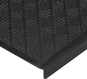Nášlapy na schody 5 ks 25 x 75 cm guma 155642