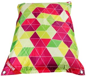 Beanbag Designový sedací vak 189x140 Triangle s popruhy