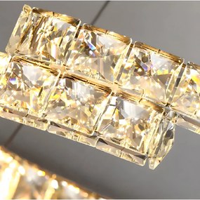 Toolight Toolight, LED křišťálové závěsné svítidlo APP1556-CP, chromová, OSW-05178