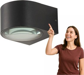 Venkovní Led lampa 10W černá Pesaro Italux