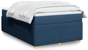 Box spring postel s matrací černá 120x190 cm textil 3285559