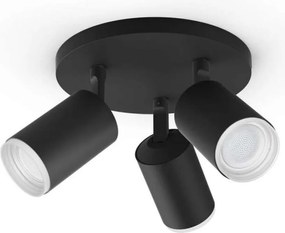 Philips Hue Fugato - Chytré 3bodové LED svítidlo, černá 929003810101