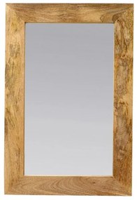 Indický nábytek - Zrcadlo Gita 60x90 z masivu mango Mango natural