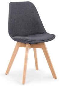 Halmar Jídelní židle K303 - tmavě šedá