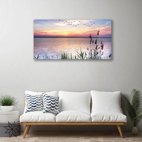 Obraz na plátně Moře Ptáci Nebe Krajina 140x70 cm