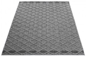 Ayyildiz, Kusový koberec Patara 4953 Grey – na ven i na doma, 80x250, šedá, chodba / předsíň
