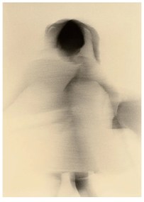 Paper Collective designové moderní obrazy Blurred Girl (70 x 100 cm)