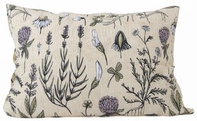 MK Lůžkoviny Krepový povlak na polštář Renforcé 50 x 70 cm - Herbář béžový