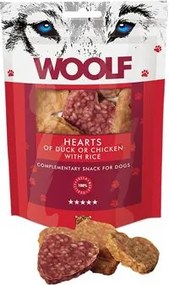 WOOLF Snack WOOLF Classic poch. Hearts of Duck,Chick.with Rice100g