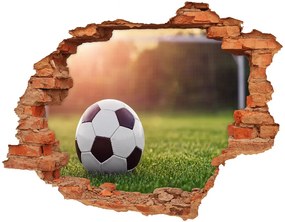 Wallmuralia Fototapeta díra na zeď 3D Fotbal 90x70 cm