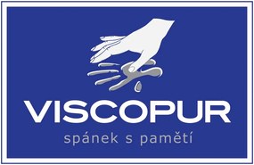 VISCOPUR Anatomický polštář VISCOPUR® MEMO-GEL Aloe profilovaný - 40x60 cm