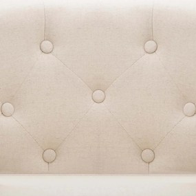Křeslo béžové textil 247002