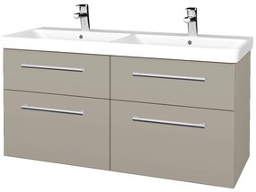 Dřevojas Koupelnová skříň Q MAX SZZ4 120 Varianta: N01 Bílá lesk / Úchytka T02 / IND Individual