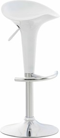 Barová židle Saddle – bílá