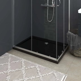 vidaXL Obdélníková sprchová vanička ABS 70 x 100 cm [148906] Barva: Černá