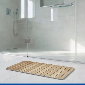 Z křemeliny koupelnová předložka v přírodní barvě 39x60 cm Lepiana – Wenko