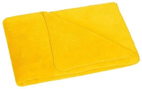 Dětská micro deka 75x100 cm žlutá