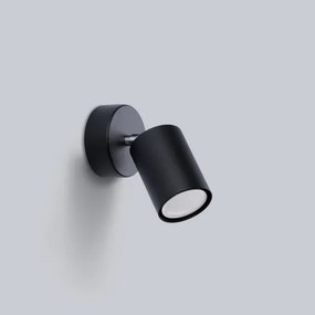 Nástěnné svítidlo SOLLUX LEMMI 1 černé GU10 1x40W bez žárovky SL.1126