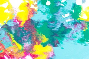 Samolepící tapeta abstrakce v pastelových barvách - 450x300 cm