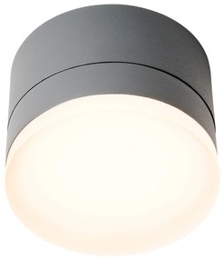 Trinity LIHGAA02 Venkovní stropní svítidlo Zelda LED 12W 3000K, antracit, průměr 10,8cm, IP54